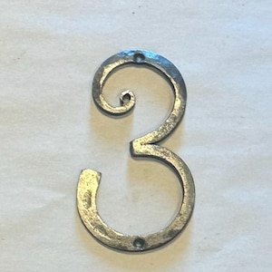 Hand Forged Iron House Numbers | Rustic Metal Address Numbers ...