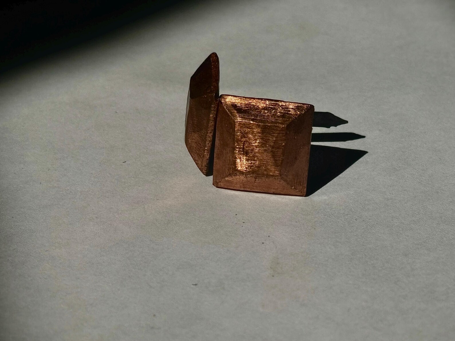 5/8” Square Plateau Head Copper Clavos- Lot of 20 - Etsy