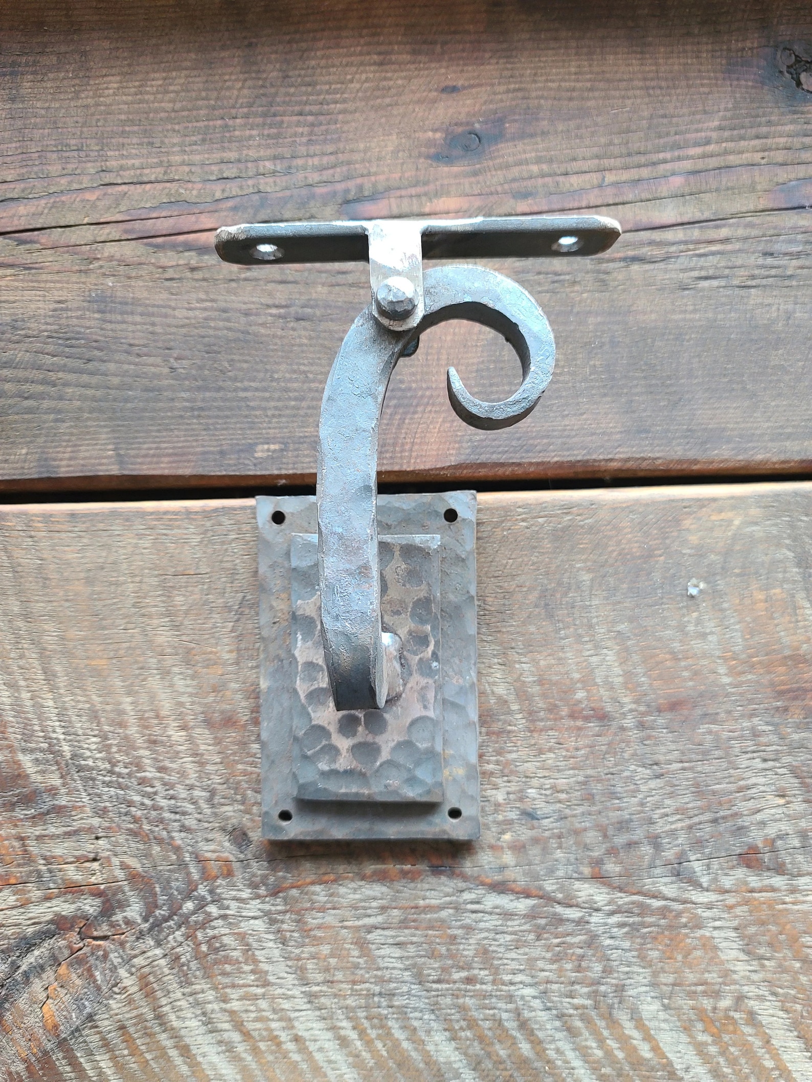 Traditional Tuscan Iron Handrail Bracket - Etsy