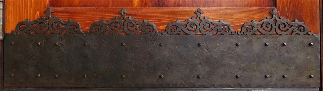 Gothic Cathedral Iron Kick Plate With Screws Included - Etsy