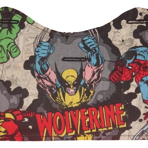 Marvel Superhero Comics Dog Harness * Wolverine & Captain America ...