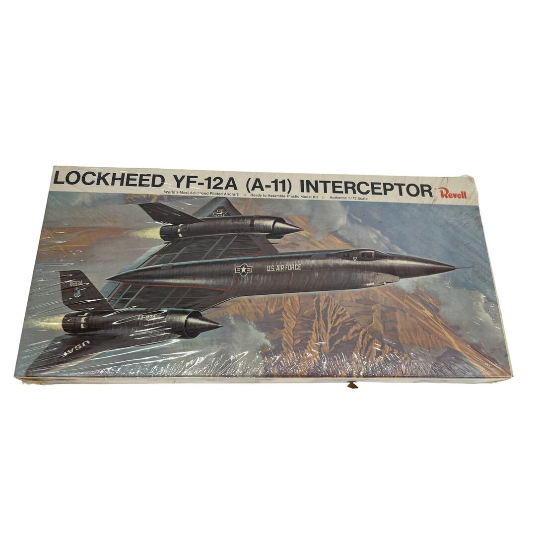 Revell Lockheed YF-12A A-11 Interceptor 1/72 Scale H-206 Plastic Model ...