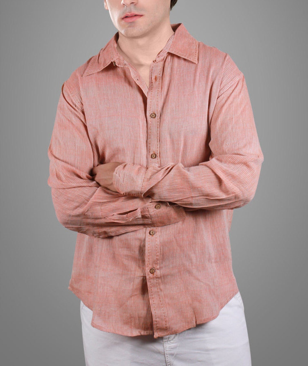 Mens Handmade Cotton Shirt | Khadi | Eco Friendly | | Divine Ray ...