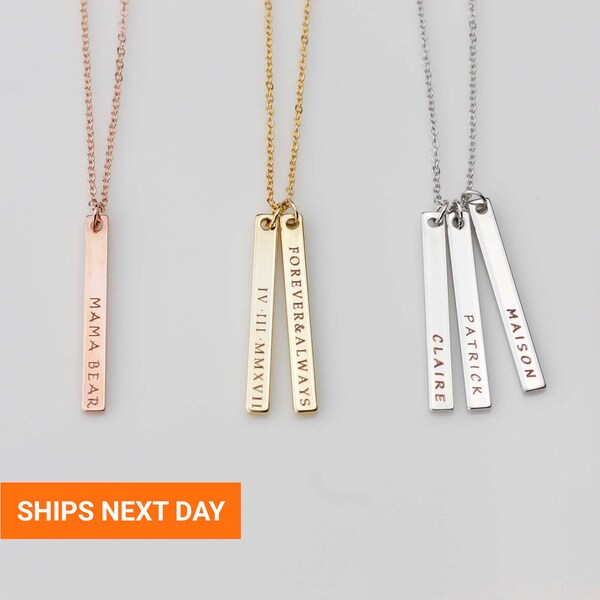 Kids Name Necklace - Etsy