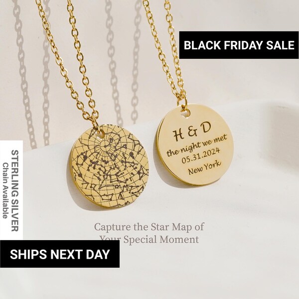 Star Map Jewelry - Etsy