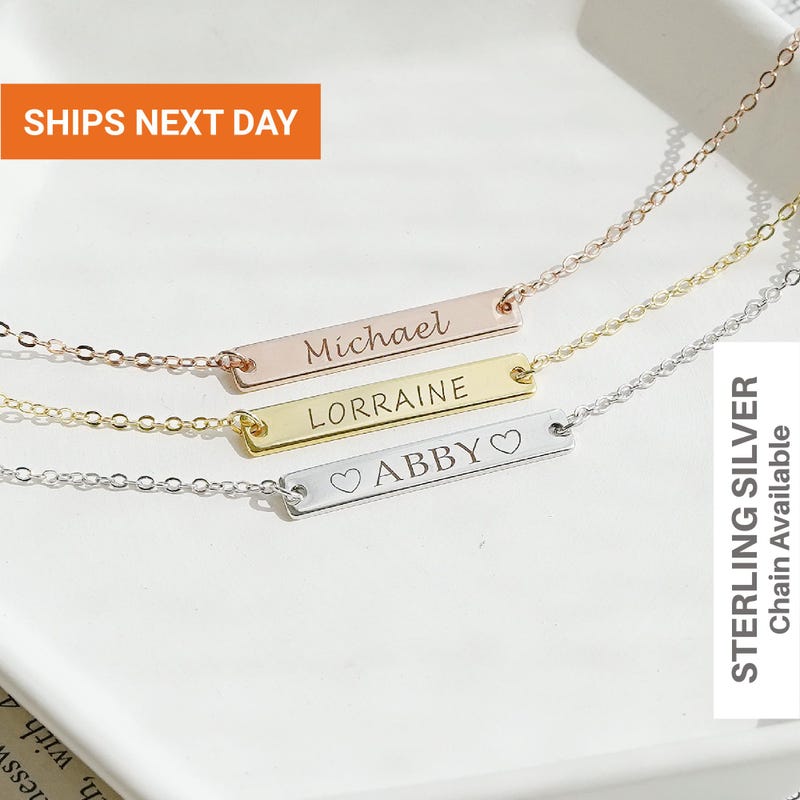 Girls Name Necklace - Etsy