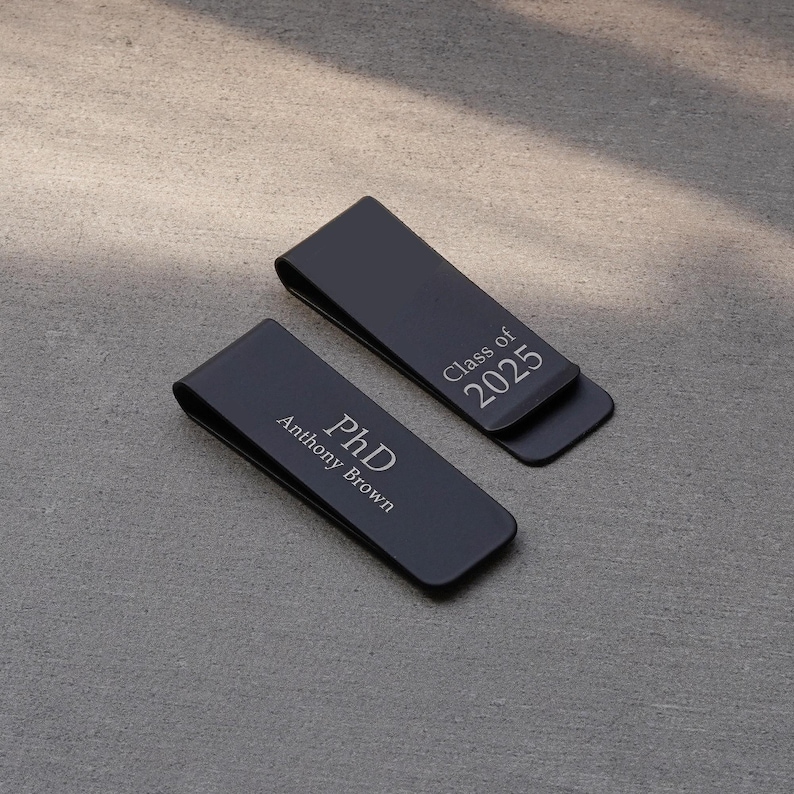 Custom Graduation Money Clip, College High School Student, Class of ...