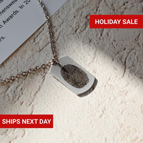 Fingerprint Necklace - Etsy