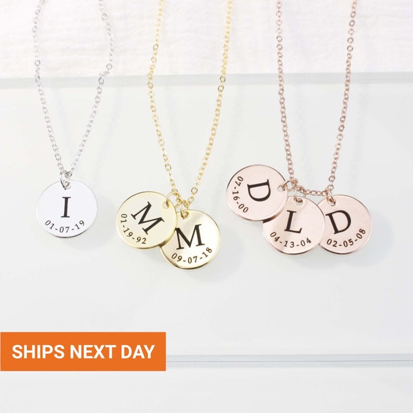 Buy Mom Initial Necklace - Etsy