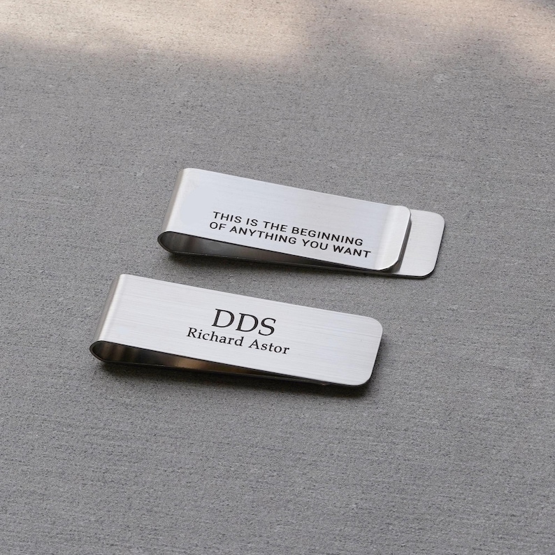 Custom Graduation Money Clip, College High School Student, Class of ...