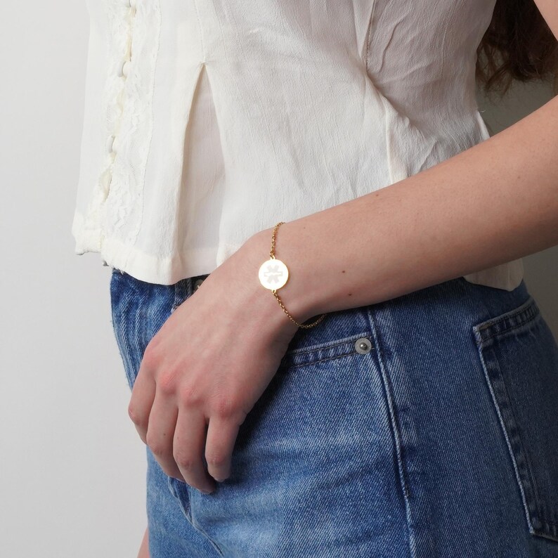 Elegant Medical ID Bracelet Women Kids, Medical Alert Bracelet ...