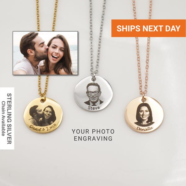 Personalized Photo Necklace - Etsy
