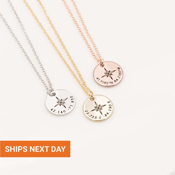 Compass Necklace - Etsy