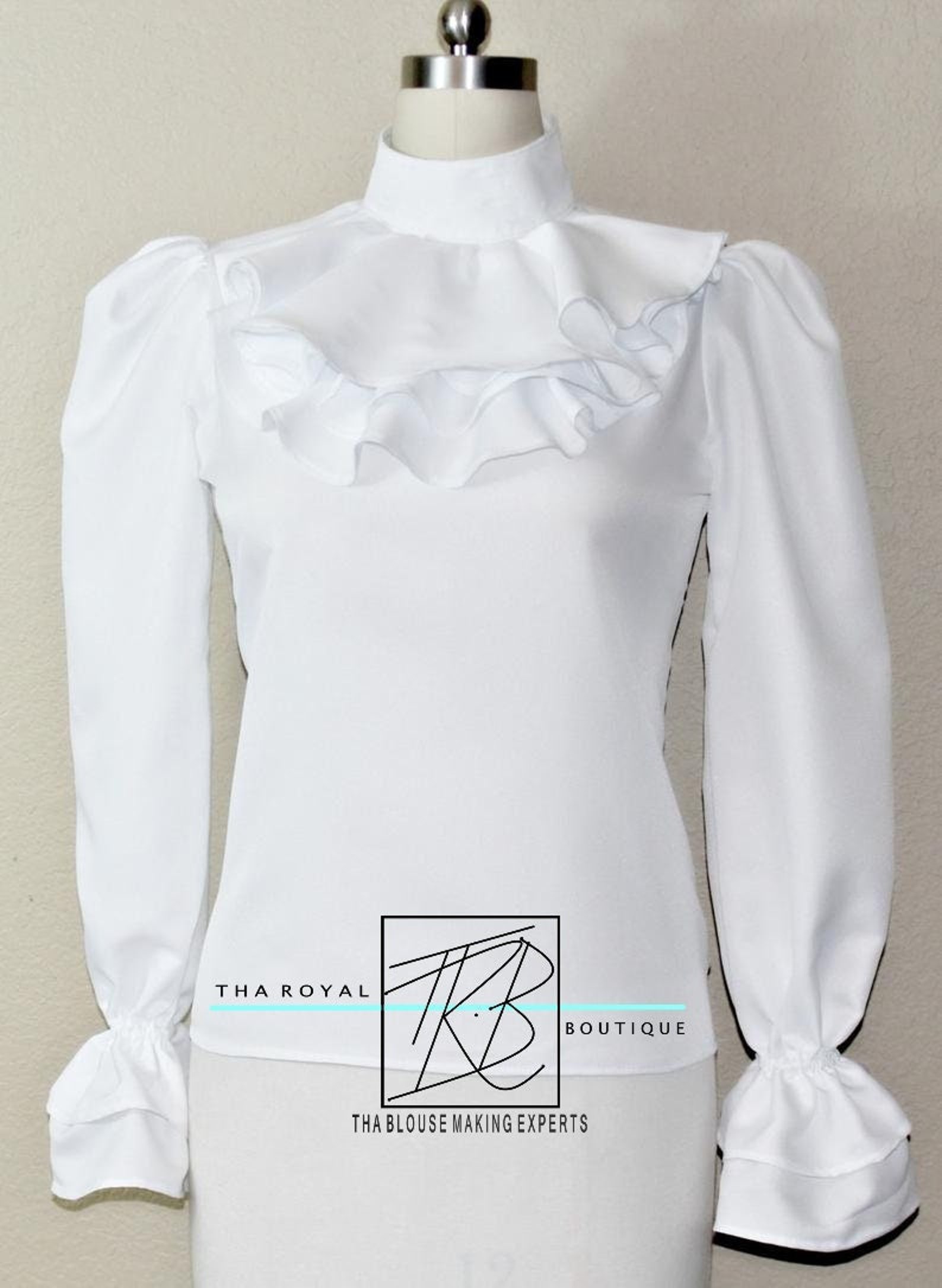 Tiered Ruffle Blouse| Cascade Ruffle Blouse| Ruffle Blouse| Blouse With ...