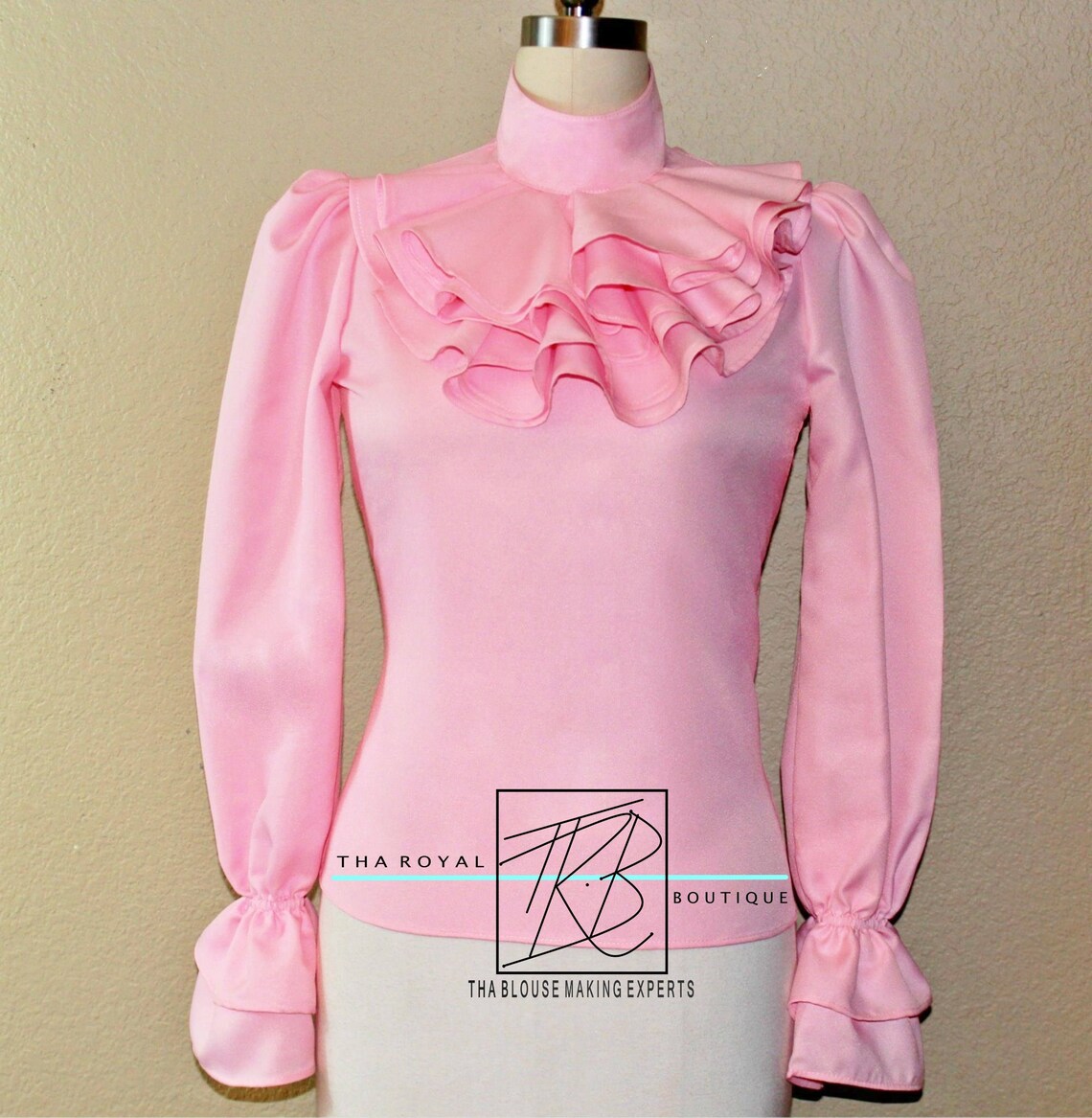 Tiered Ruffle Blouse| Cascade Ruffle Blouse| Ruffle Blouse| Blouse With ...