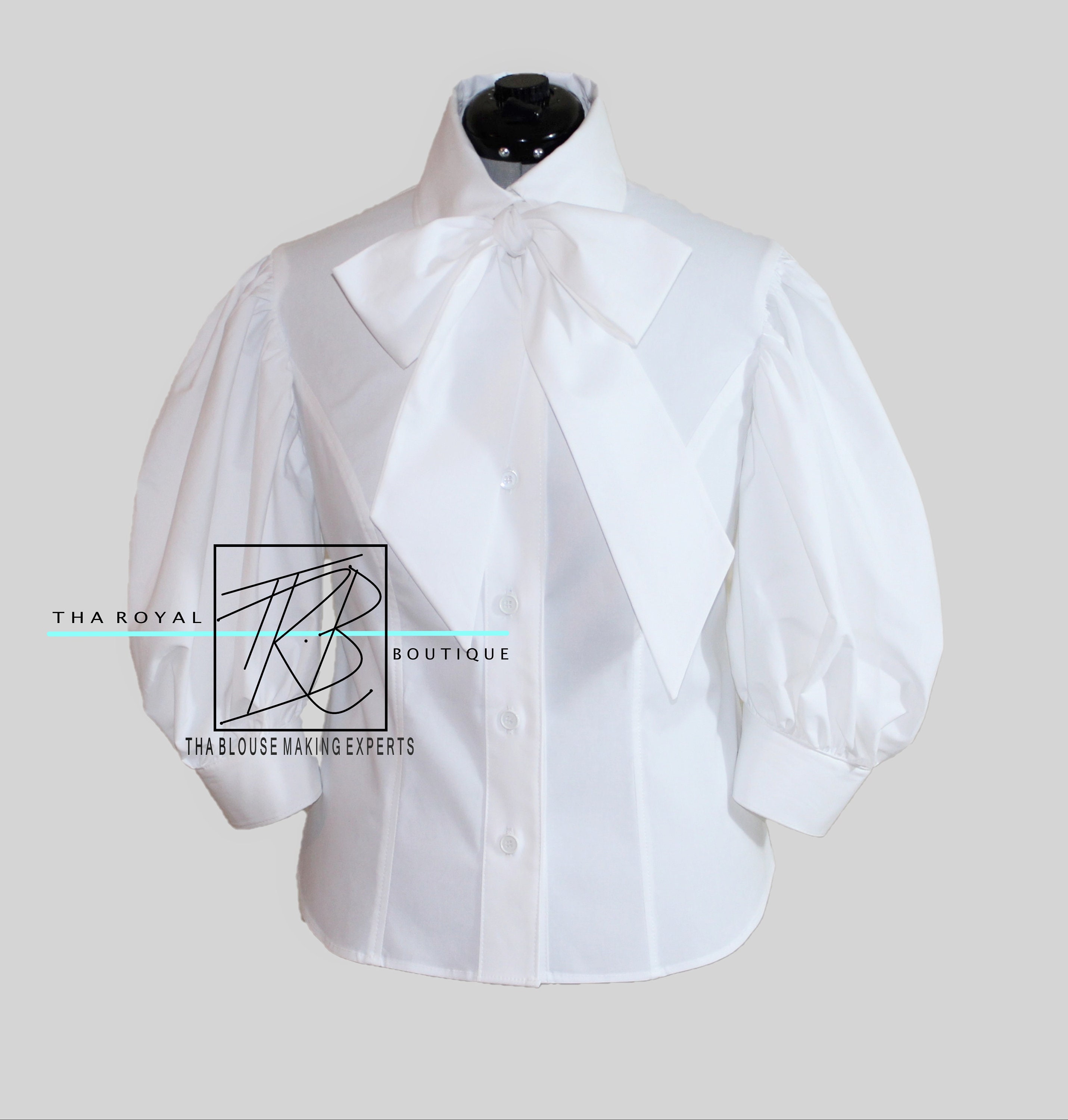 Ruffle Blouse, White Ruffle Blouse, Shirt With Ruffles, Detachable Bow ...