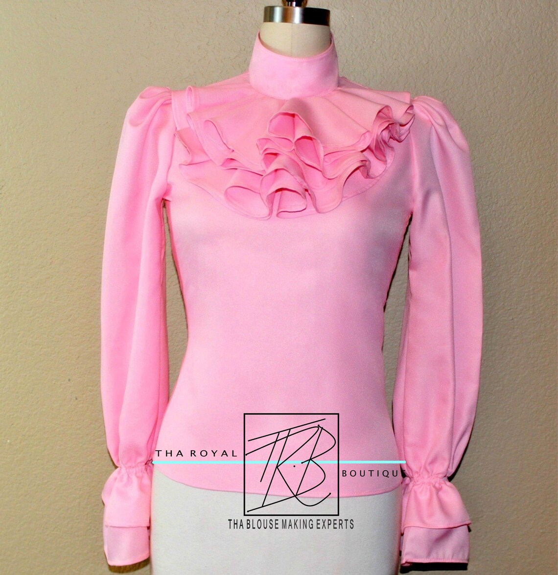 Tiered Ruffle Blouse| Cascade Ruffle Blouse| Ruffle Blouse| Blouse With ...