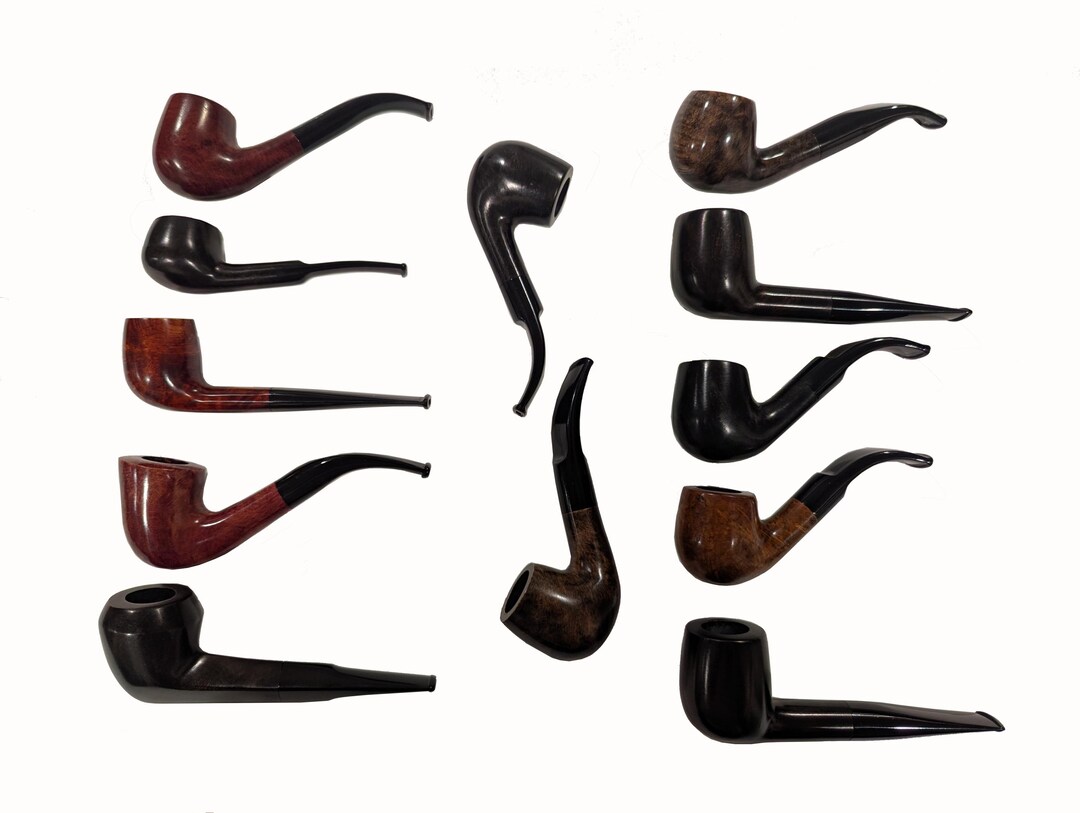 Briar Pipe Smooth Italian Made - 12 Pipes - Etsy