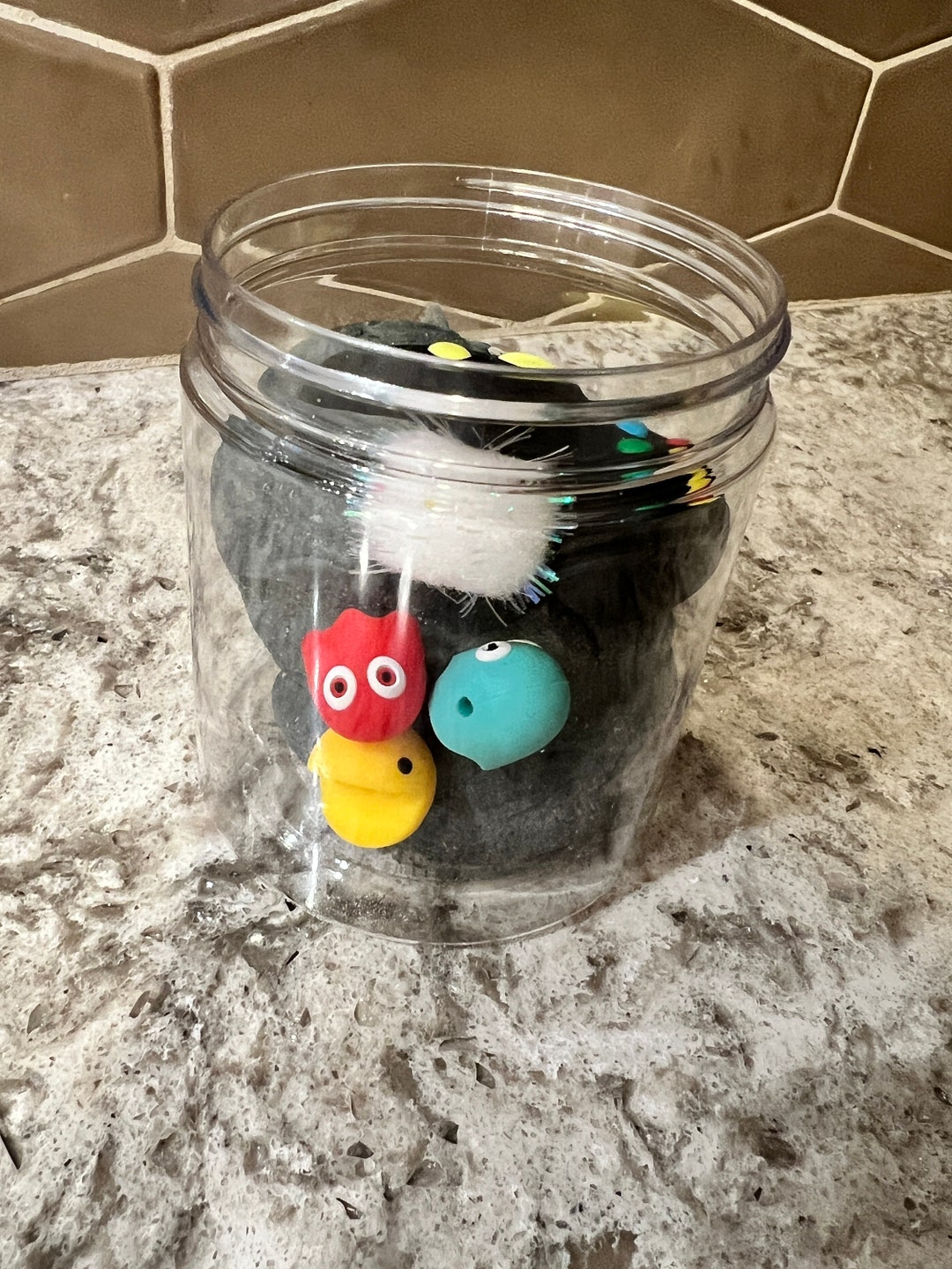 Pac-man Play Dough Jar Party Favors - Etsy