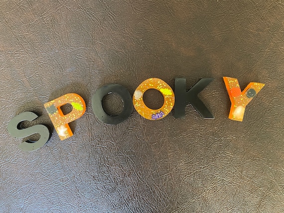 Halloween Alphabet & Number Set | Etsy