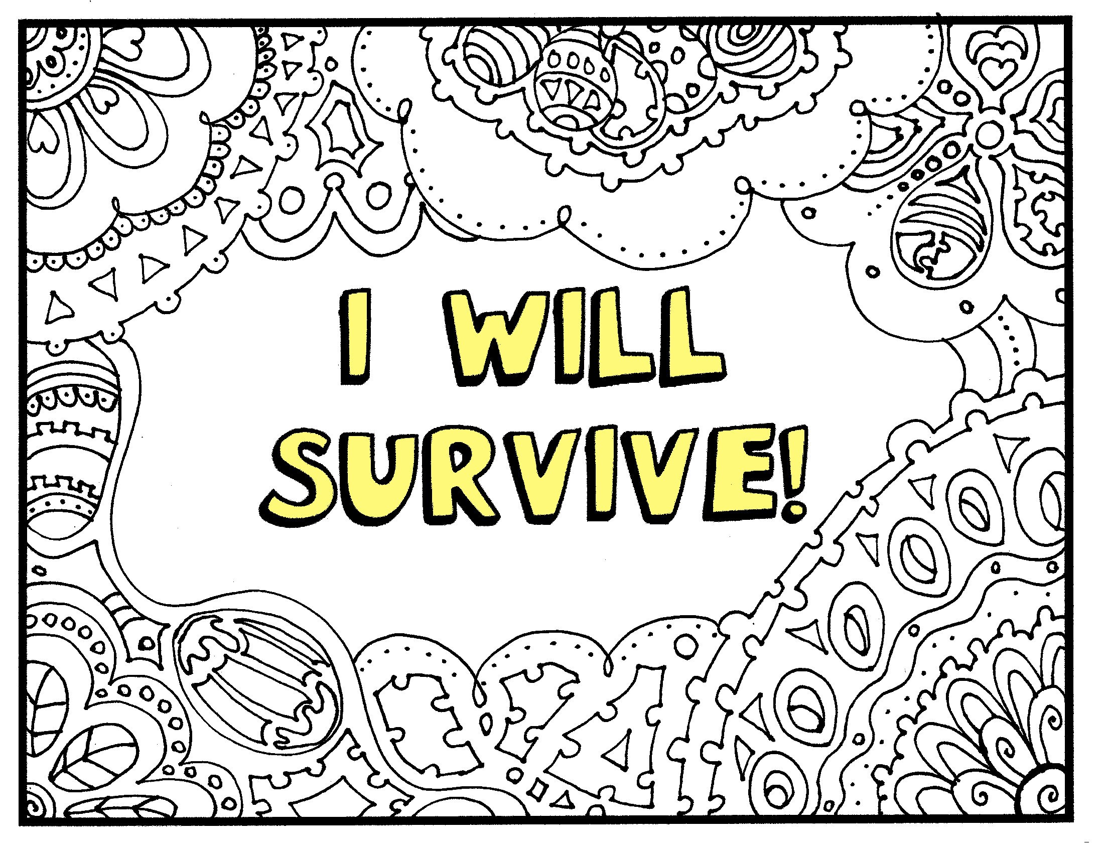 The Quarantine Coloring Book Adult Coloring Book PDF. PRINTABLE Instant ...