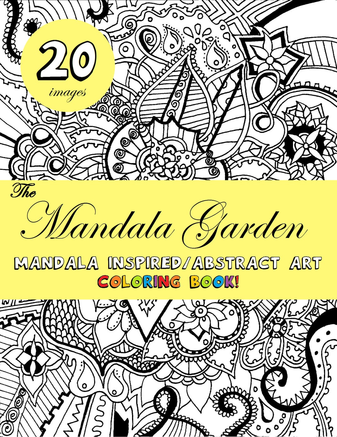 Mandala Coloring Book, Printable!! INSTANT DOWNLOAD! Pdf. the Mandala ...