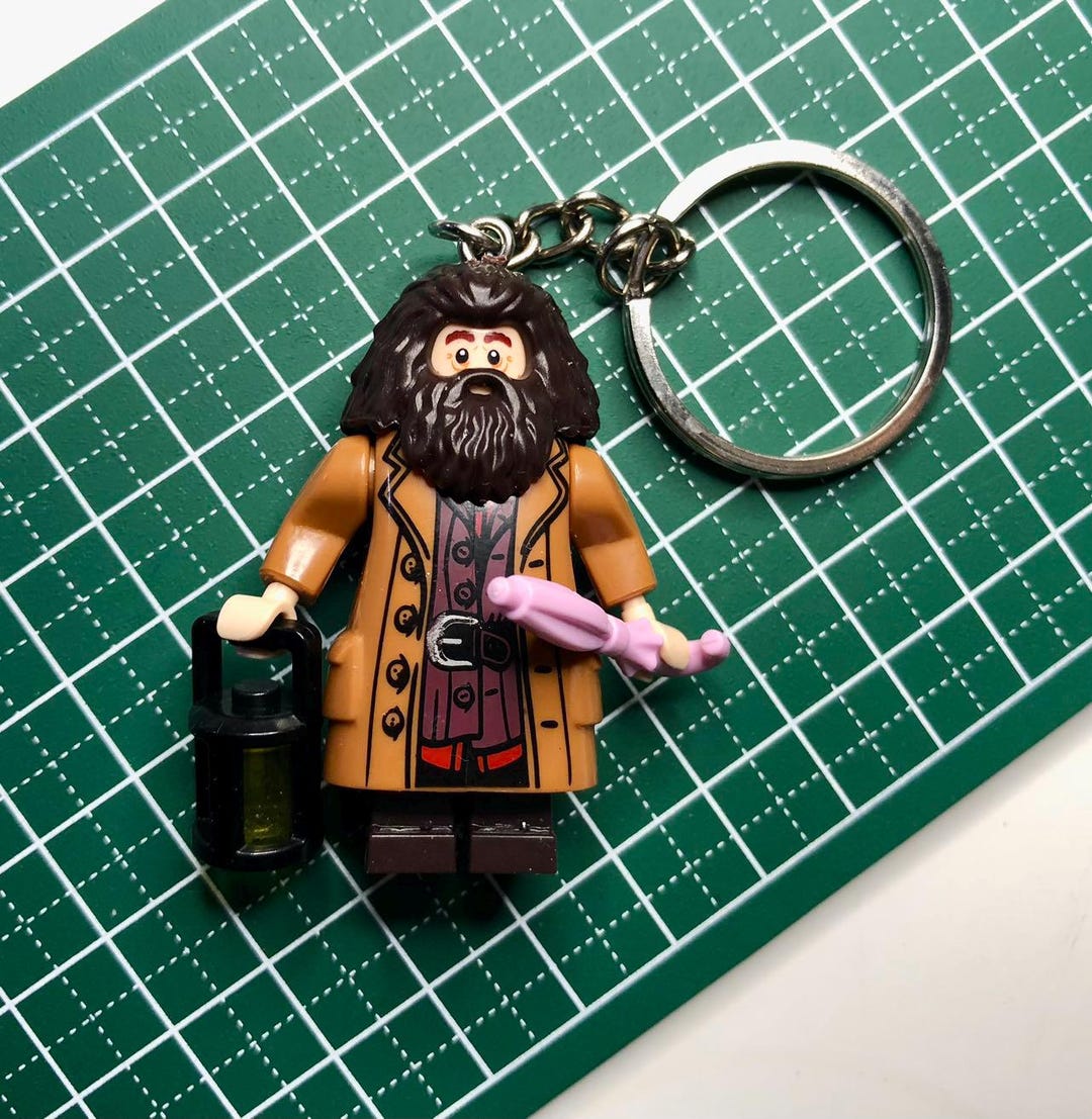 Rubeus Hagrid Key Chain-harry Potter - Etsy