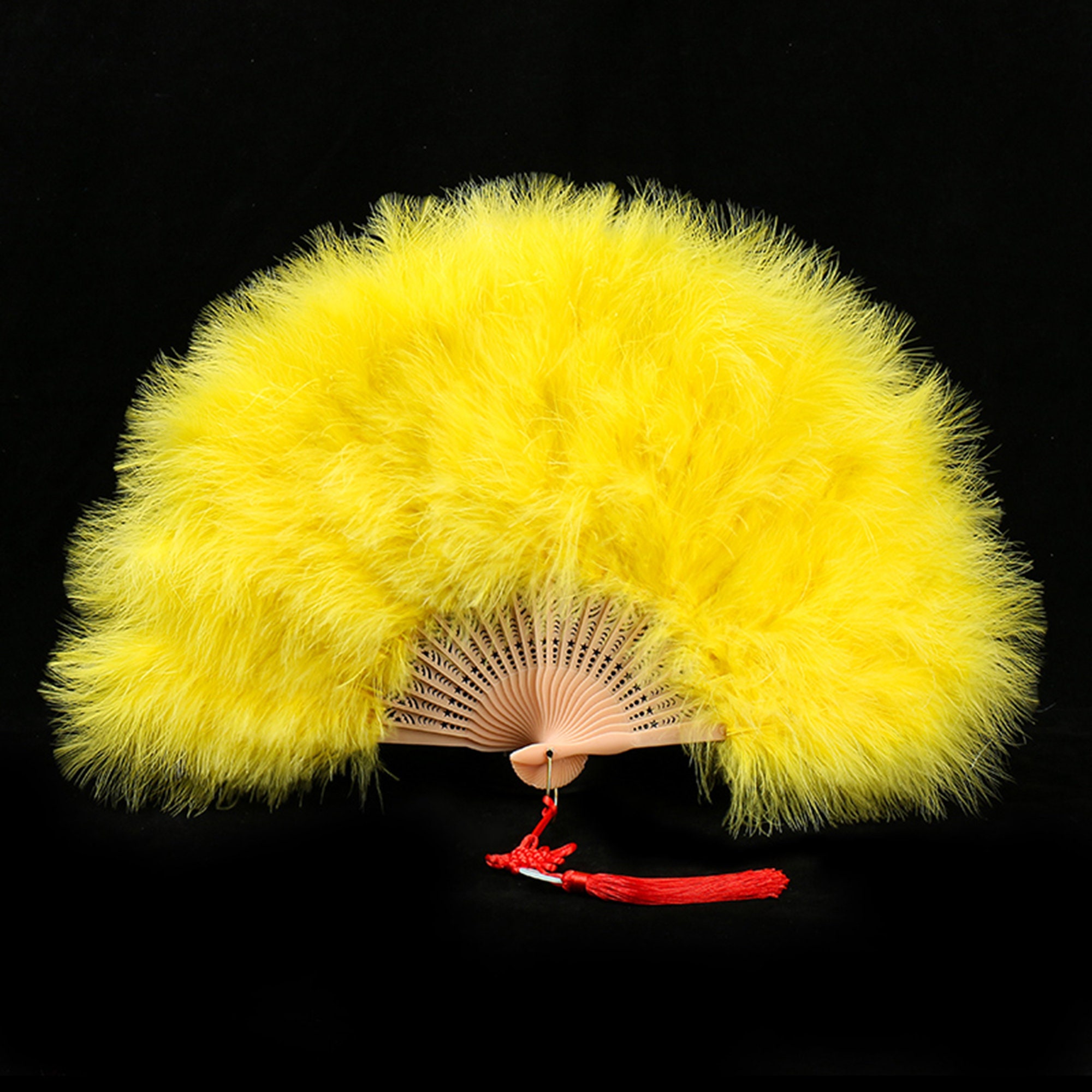 50*30cm White Feather Fan - Handmade Turkey Feather Fan,wedding Fans ...