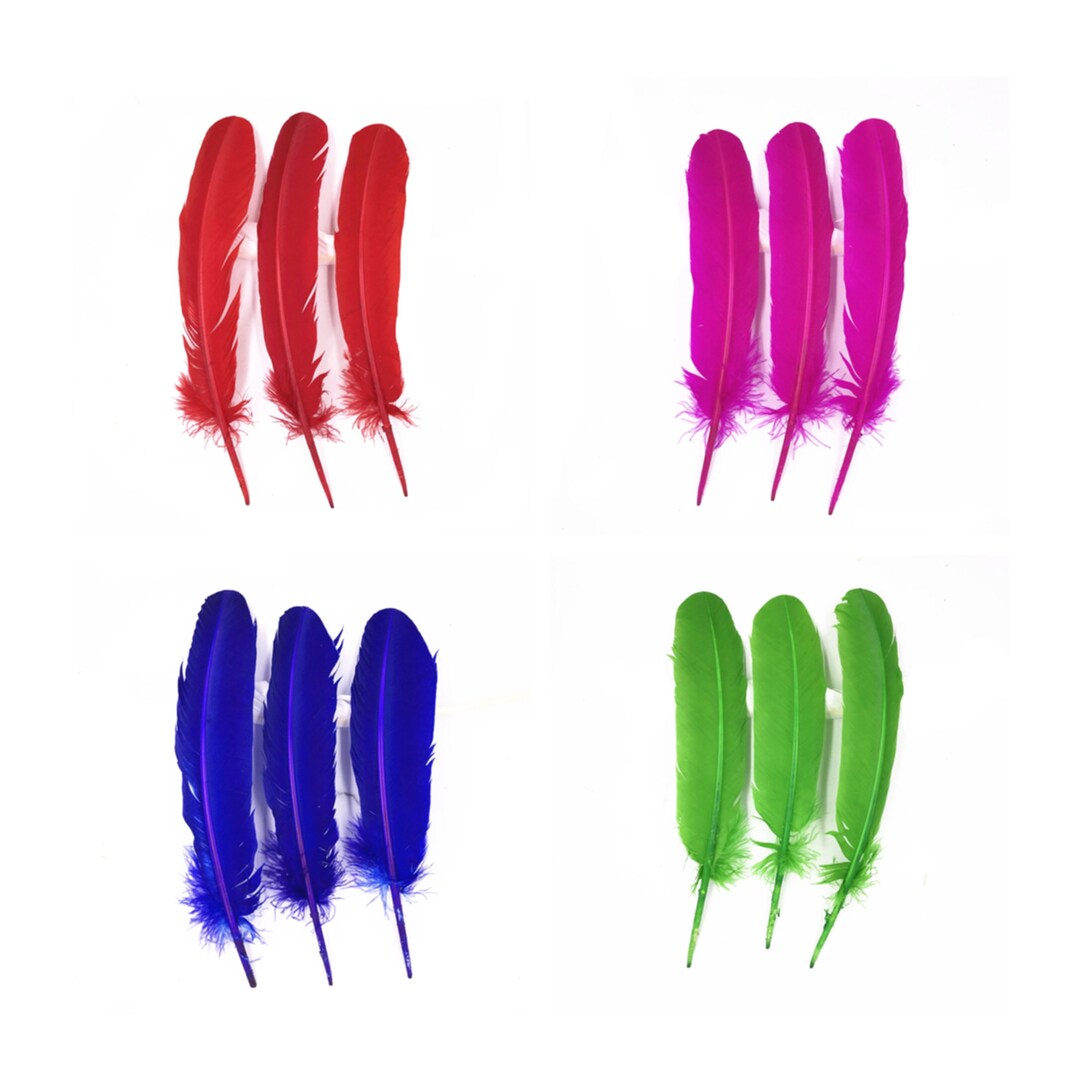 Turkey Feather - Natural Real Wild White Big Turkey Feather，headband ...