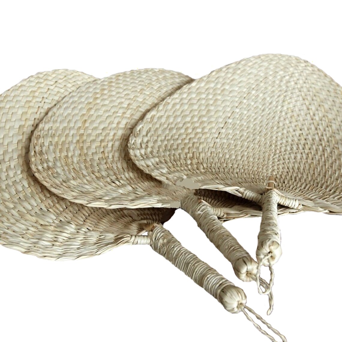 Palm Leaf Hand Fan - Handmade Hand Fans,wedding Fans,wall Hanging-woven ...