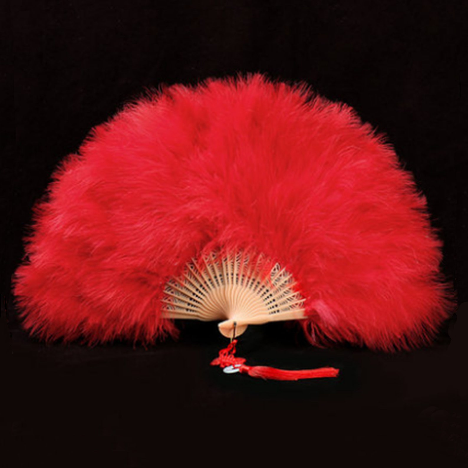 50*30cm White Feather Fan - Handmade Turkey Feather Fan,wedding Fans ...