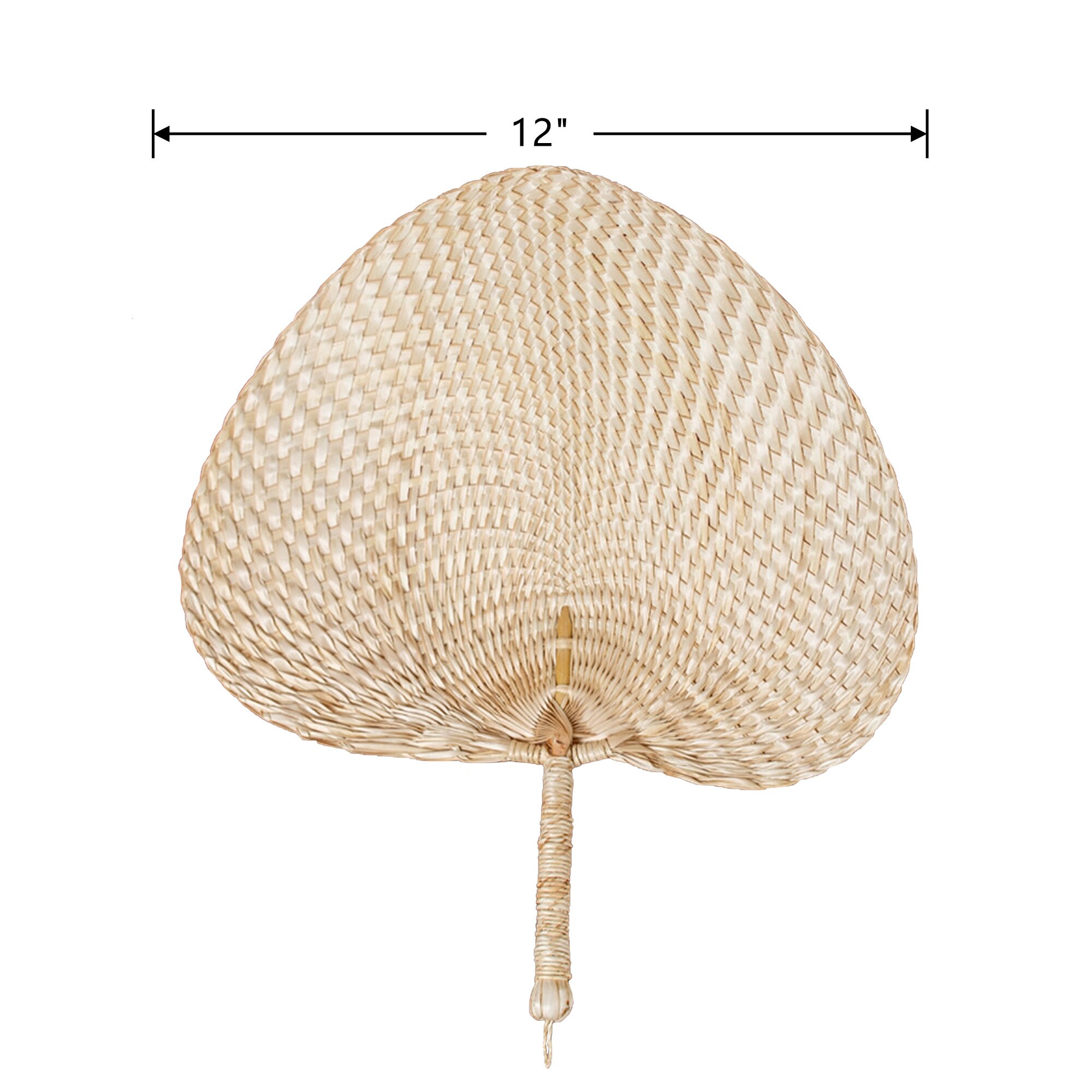 Palm Leaf Hand Fan - Handmade Hand Fans,wedding Fans,wall Hanging-woven ...