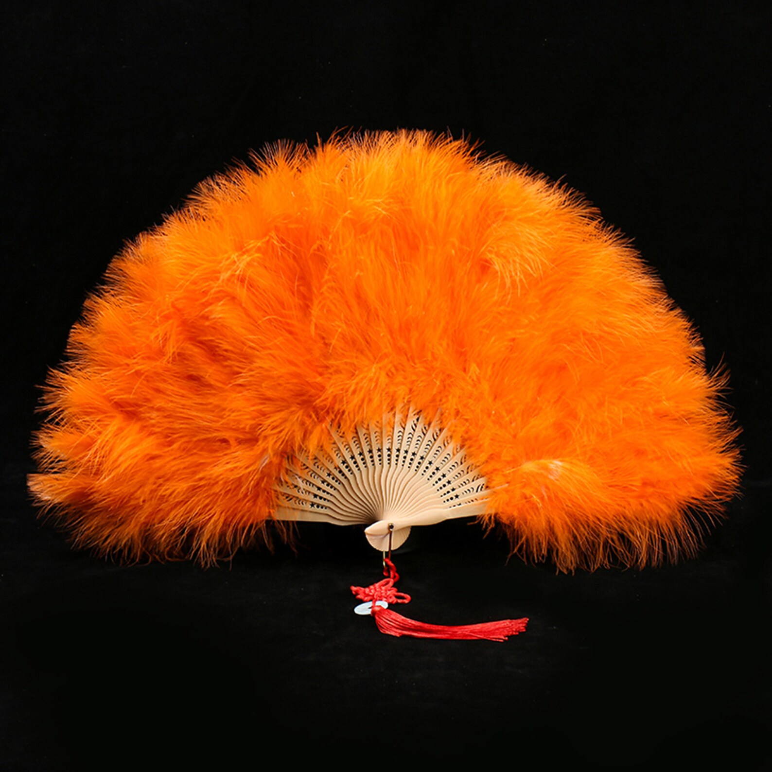 50*30cm White Feather Fan - Handmade Turkey Feather Fan,wedding Fans ...