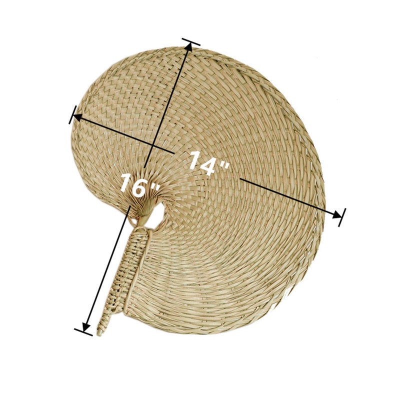 Natural Bamboo Fan - Handmade Raffia Hand Fans,wedding Fans,wall ...