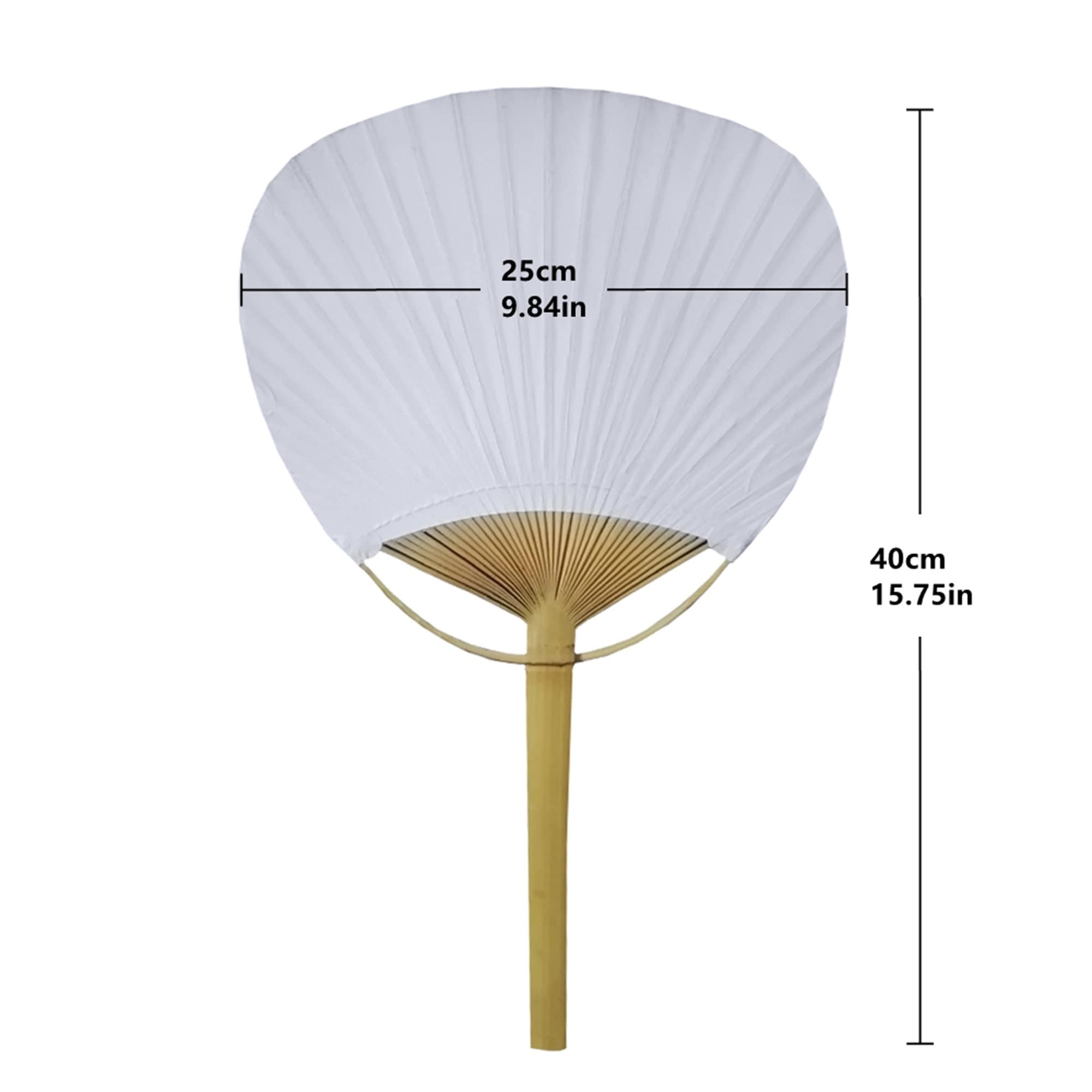 10pieces Pai Pai Fan - Handmade Bam'bo'o Hand Fans,wedding Fans,paper ...