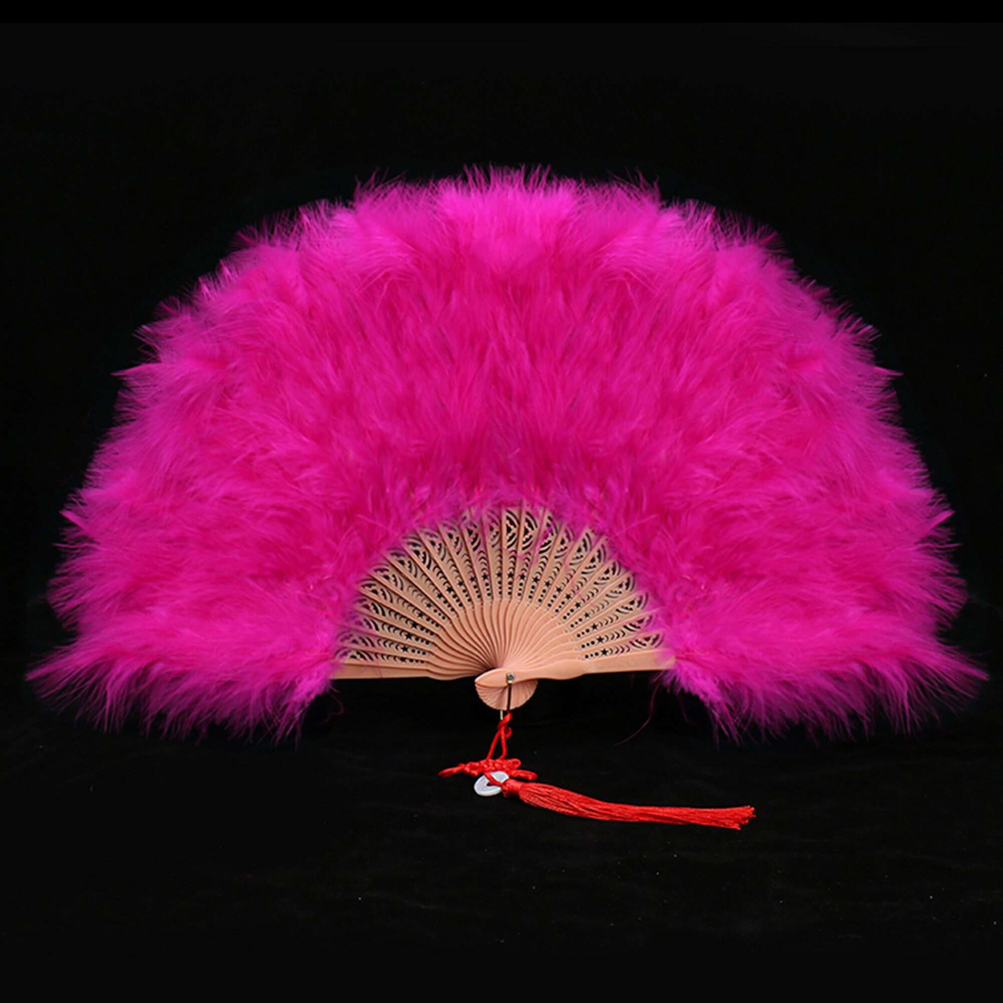 50*30cm White Feather Fan - Handmade Turkey Feather Fan,wedding Fans ...