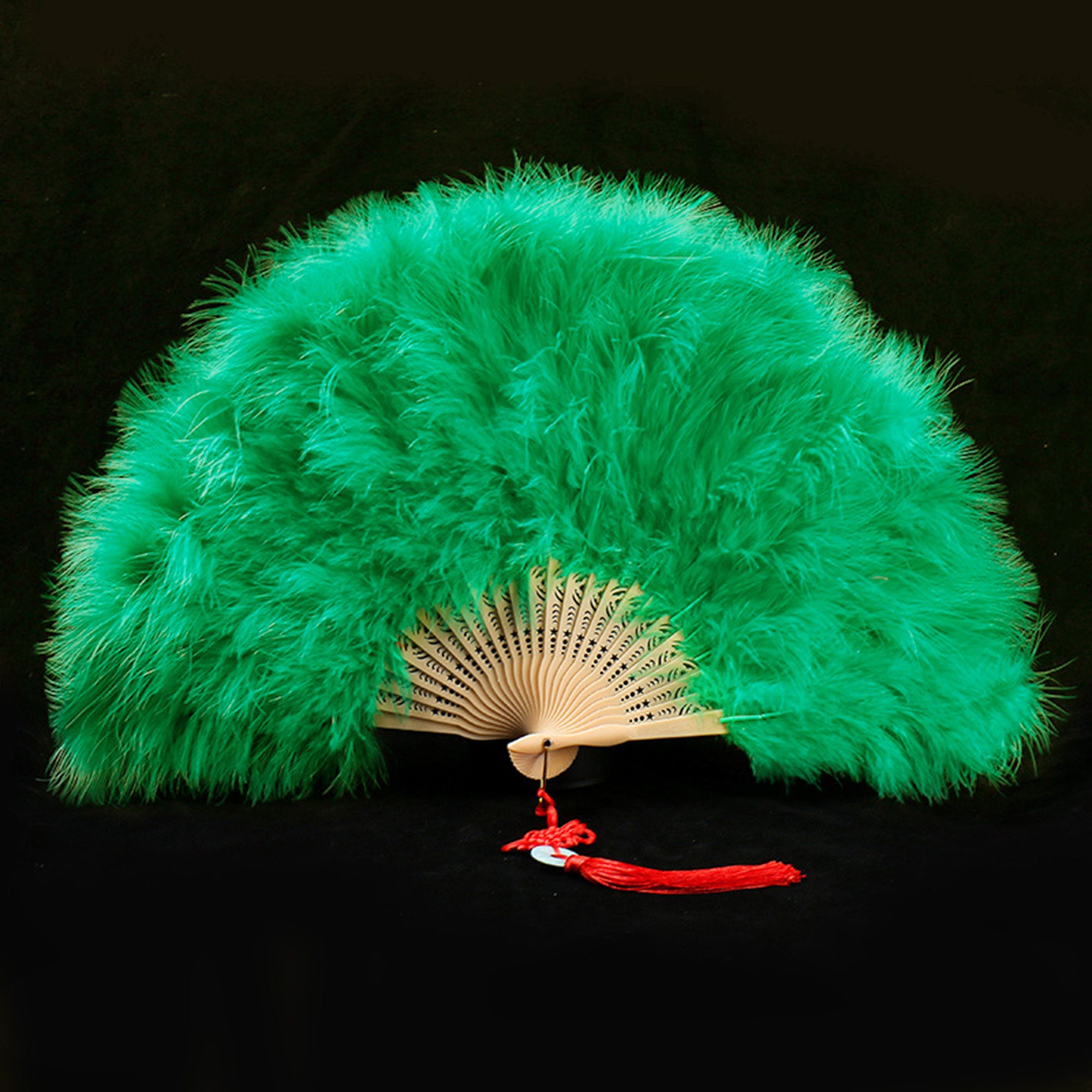 50*30cm White Feather Fan - Handmade Turkey Feather Fan,wedding Fans ...