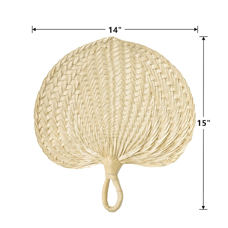 Natural Palm Leaf Hand Fan - Raffia Fans,wedding Fans,wall Hanging ...