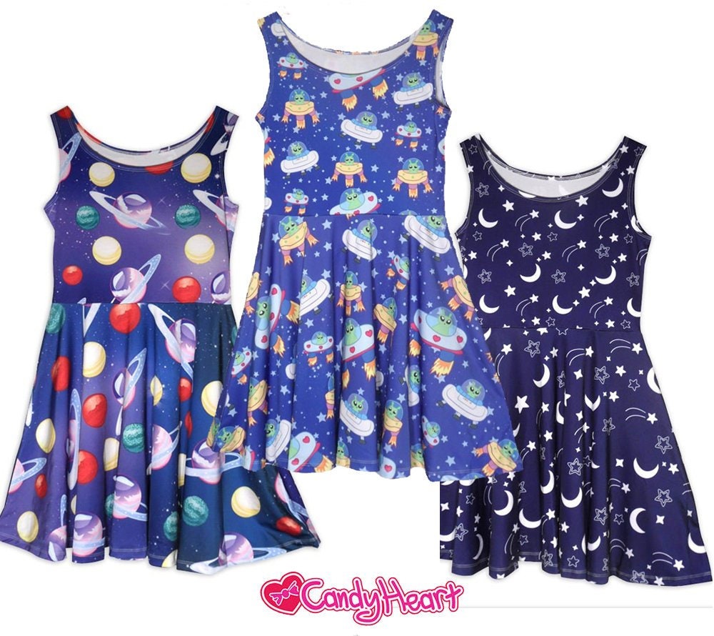 Robe Galaxy / espace robe / robe de UFO / Alien robe / robe de planètes ...