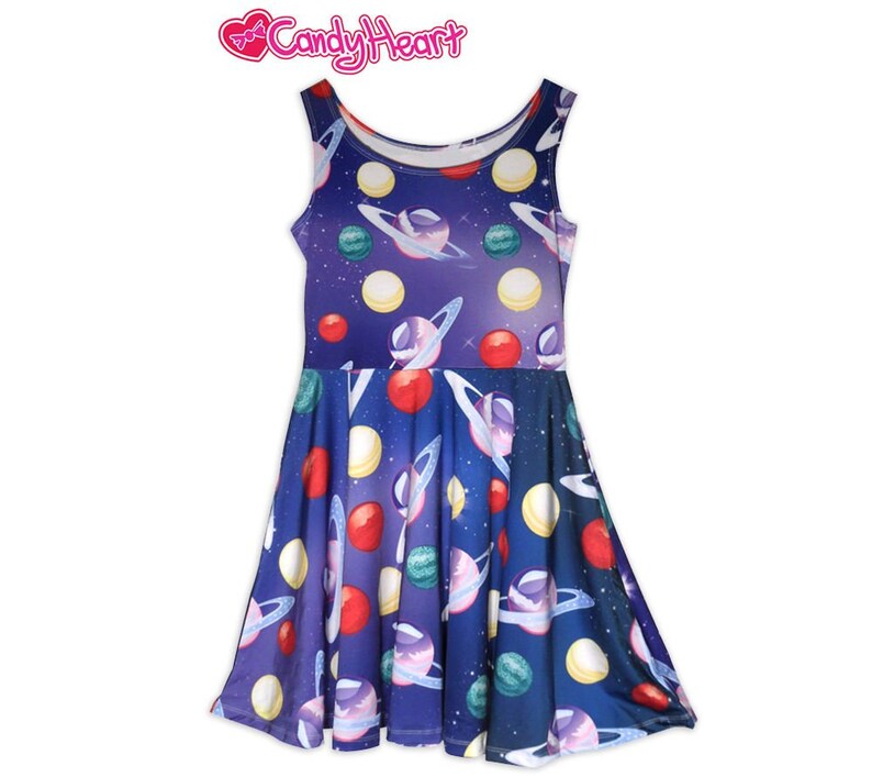 Galaxy Dress / Space Dress / UFO Dress / Alien Dress / Planets - Etsy