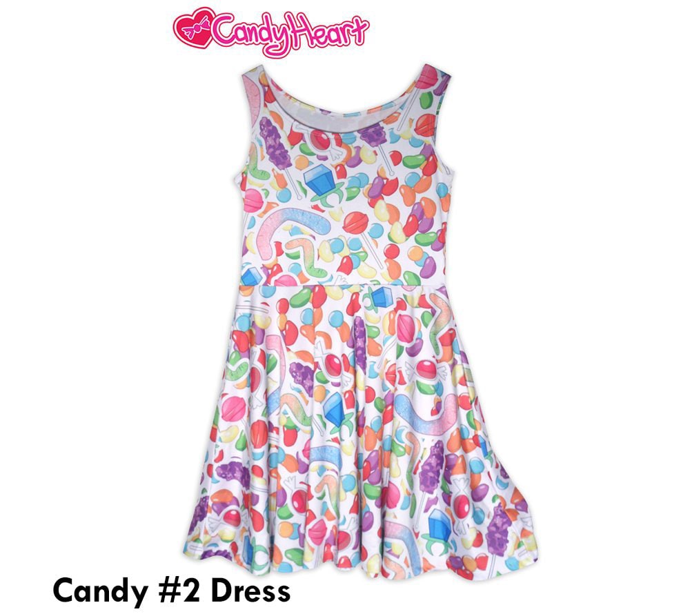 Food Print Dress / Donut Dress / Donut Print Dress / Junk Food Print ...