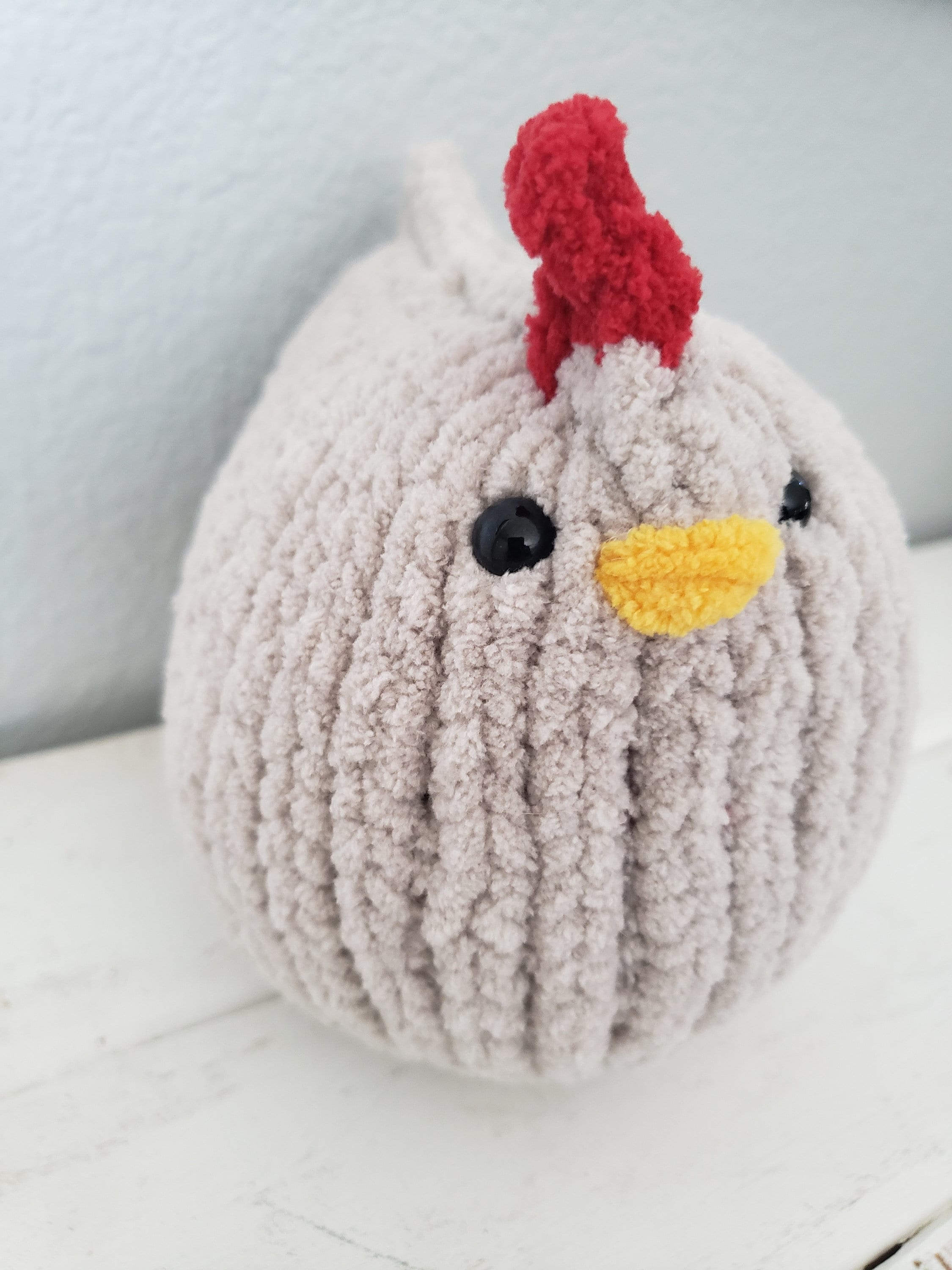 Chicken KNITTING Pattern, Chubby Chicken, Amigurumi Chicken, Knit ...