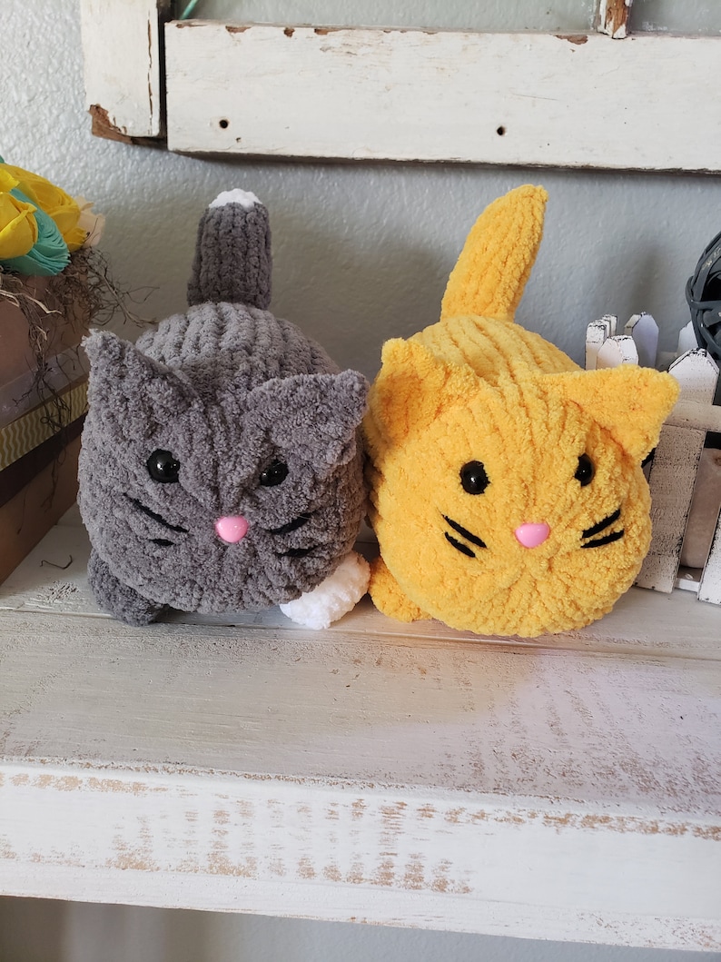 Chubby Cat Knitting Pattern, Cat, Knitting, Amigurumi - Etsy