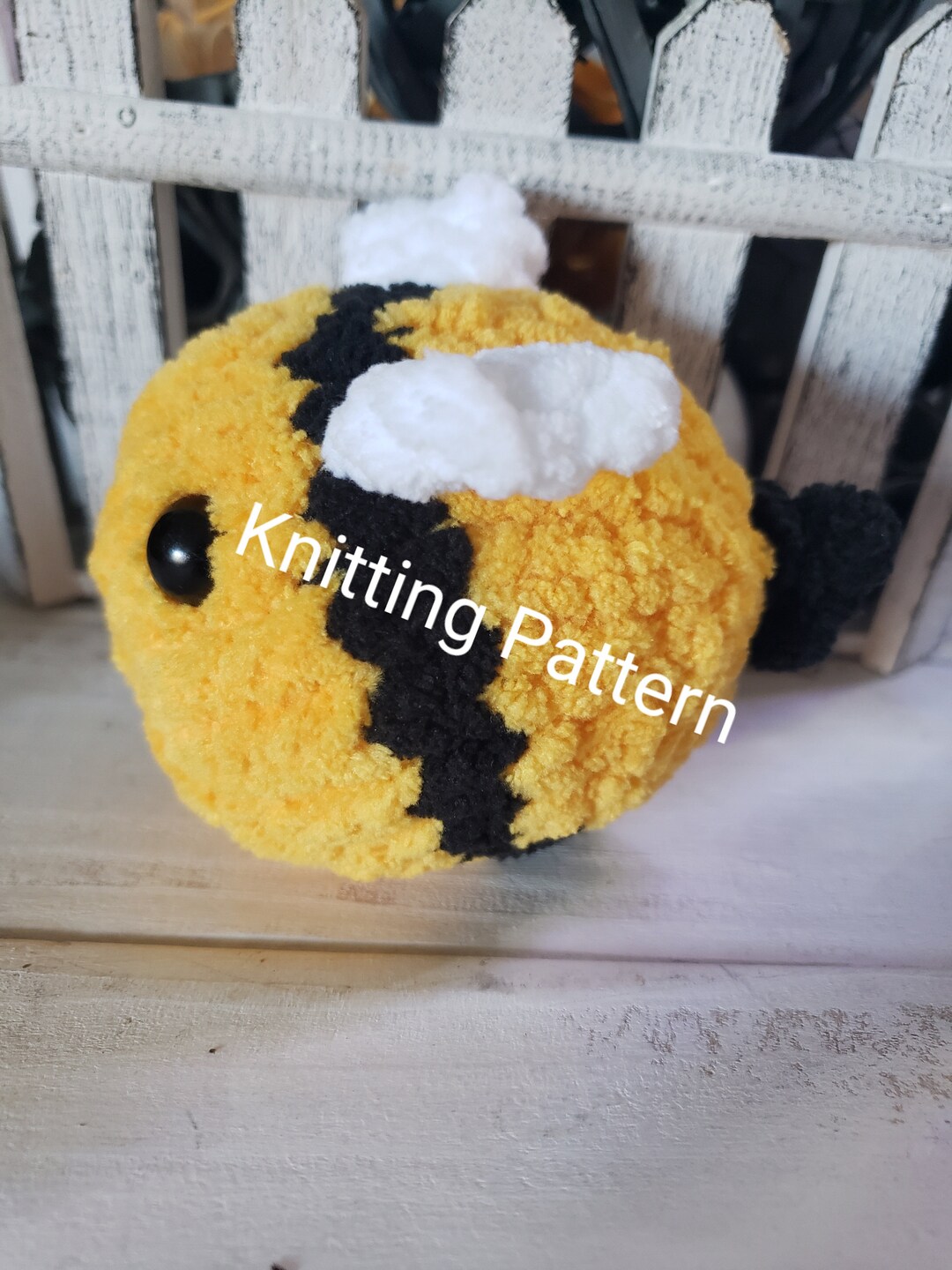 Anxiety Bee Buddy Knitting Pattern, Bee, Knitting Pattern, Knit Toy ...