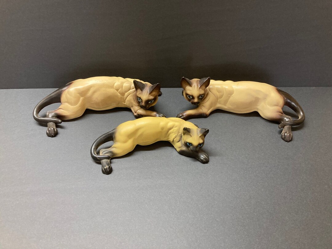 Vintage Siamese Cat Wall Climbers Set of 3 Lego Japan - Etsy