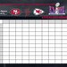 Super Bowl LVIII 2024 Squares. Instant Download, Printable. San ...