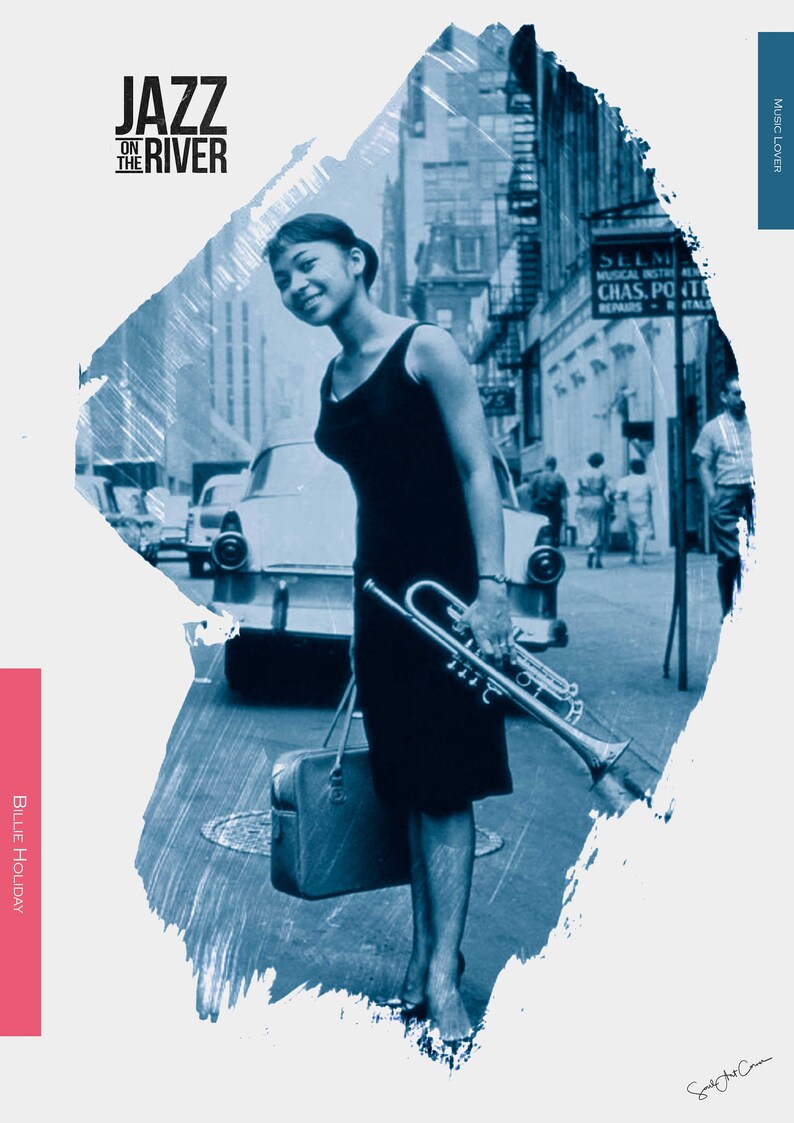Billie Holiday Collage Music Soul Jazz Singer New York - Etsy