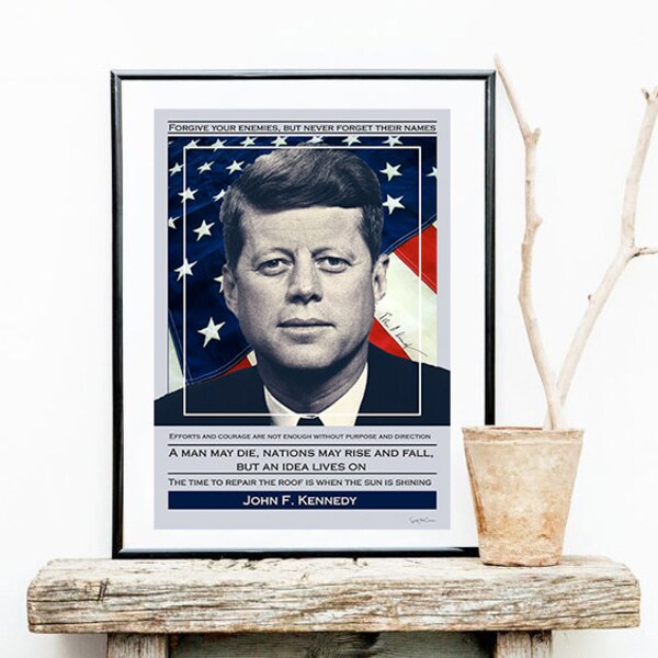 President Kennedy Picture - Etsy