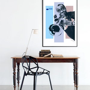 Louis Armstrong Mixed Media Collage, Jazz, Blues, Music, Vintage ...