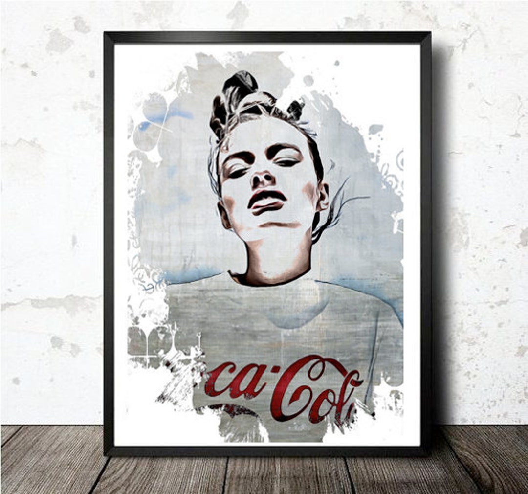 Pin up collage, Coca Cola, Art, Contemporary, Pop Art, Modern, Giclee ...